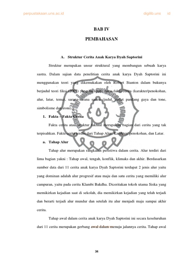 Analisis Struktur Cerita Anak Dyah Saptorini | PDF | Fiksi Umum