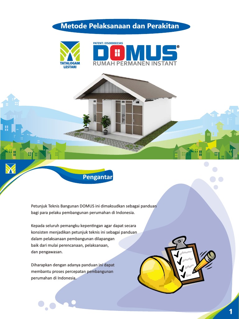 Metode Pelaksanaan Dan Perakitan - DOMUS | PDF