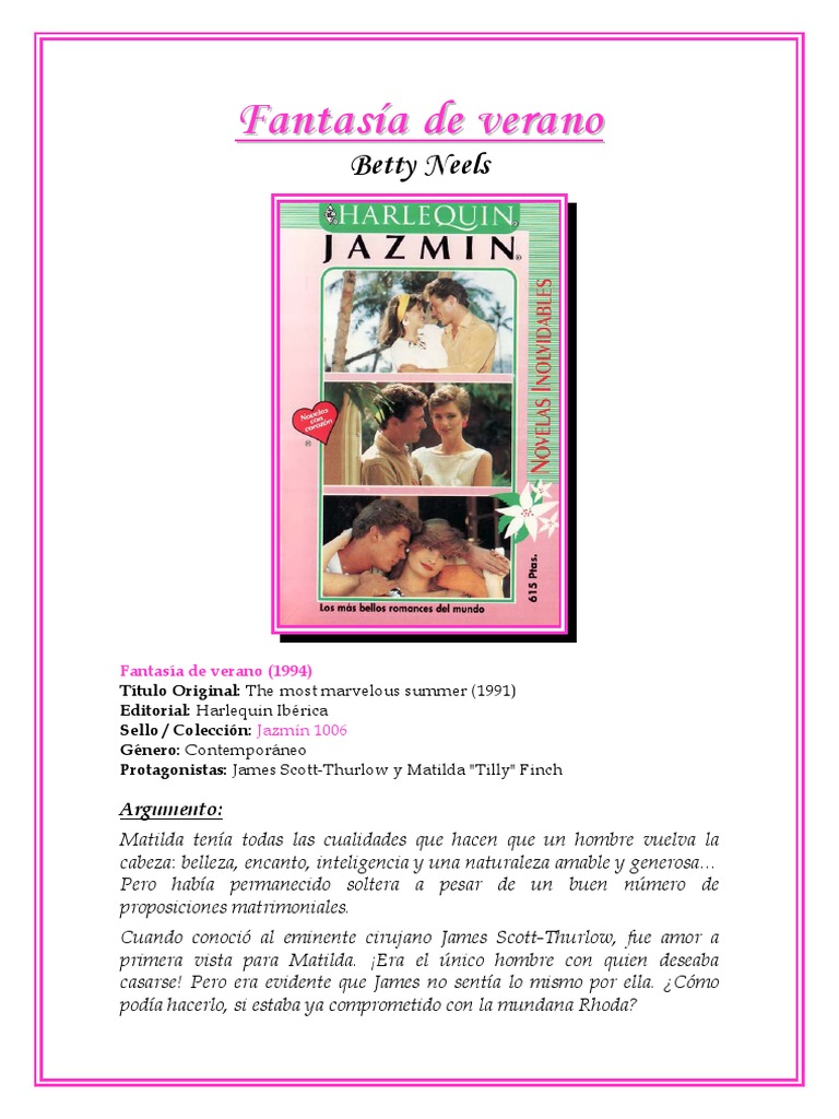 Betty Neels - Fantasía de Verano | PDF