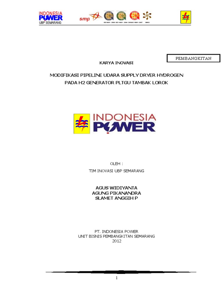 Inovasi Dryer h2 Comp | PDF