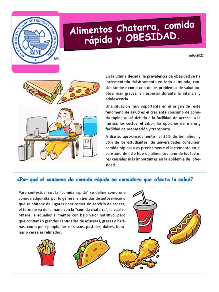 31 Alimentos Chatarra | PDF | Alimentos | Obesidad