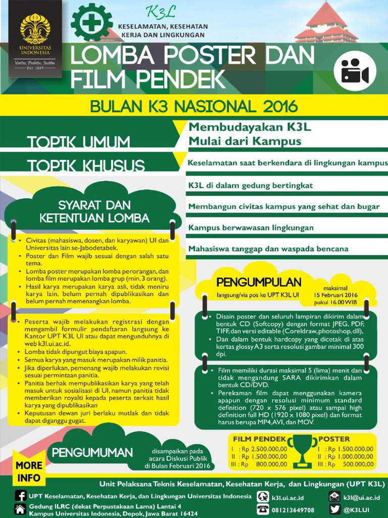 Contoh Poster Bulan K3 | PDF