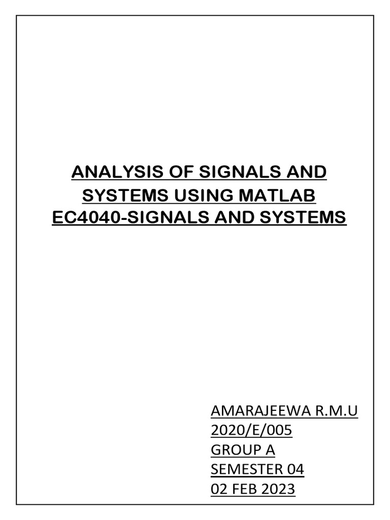 Lab1 2020e005 Ec4040 | Download Free PDF | Algorithms | Computer Science