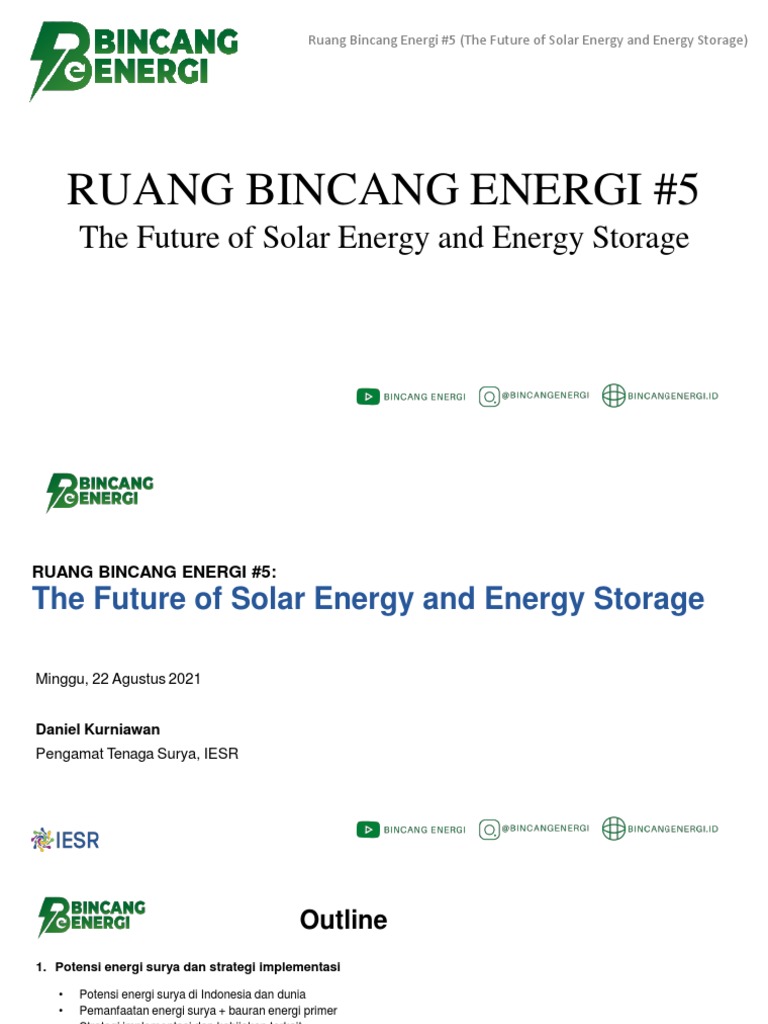 Materi 1 Ruang Bincang Energi #5 | PDF
