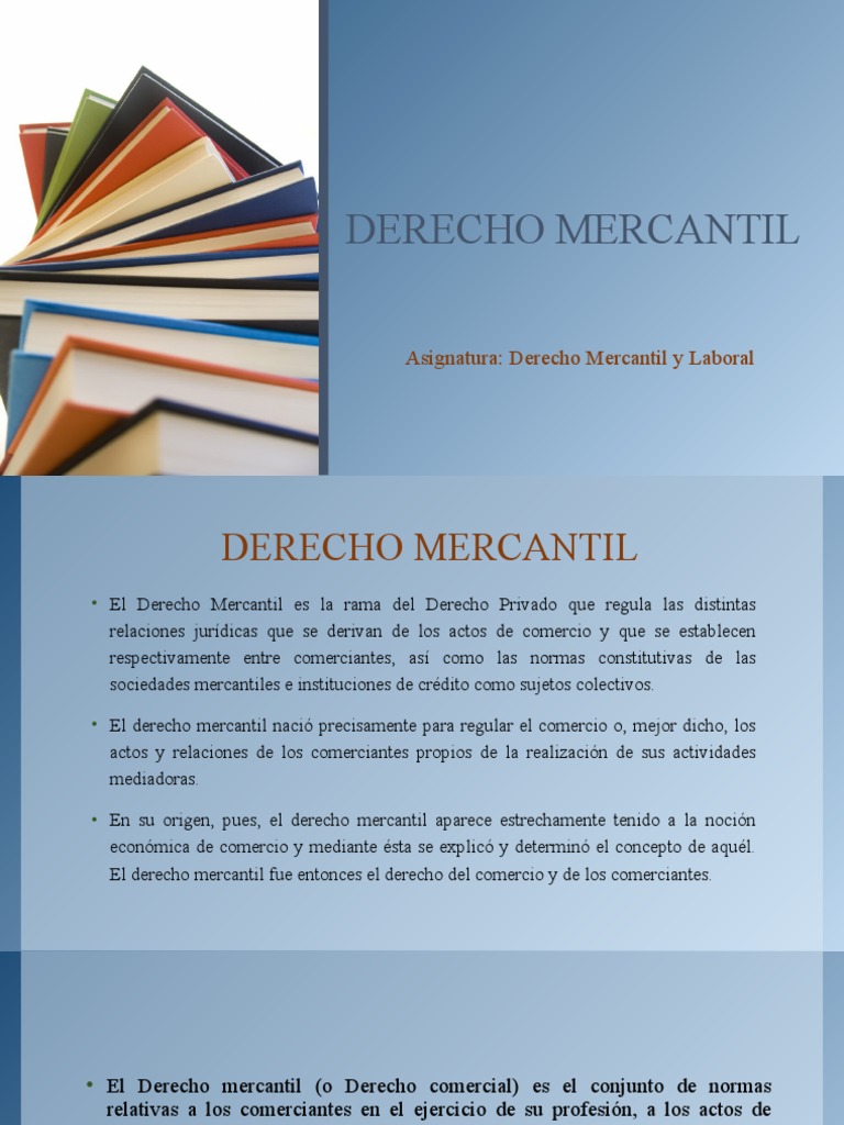 Tema 3, 4. Derecho Mercantil, Introduccion Derecho Mercantil ...