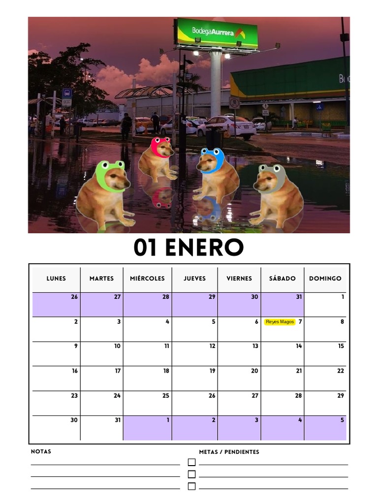 Camlendario Cheems 2023 | PDF