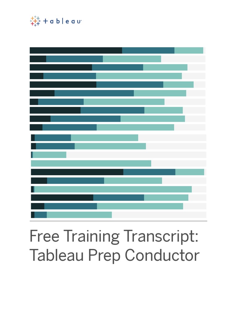 Tableau Prep Conductor Transcript Download Free Pdf Computer Engineering System Software