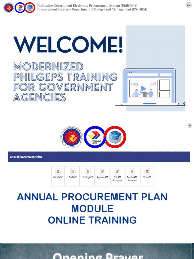 Modernized PhilGEPS Training Overview | PDF | Procurement | Encryption