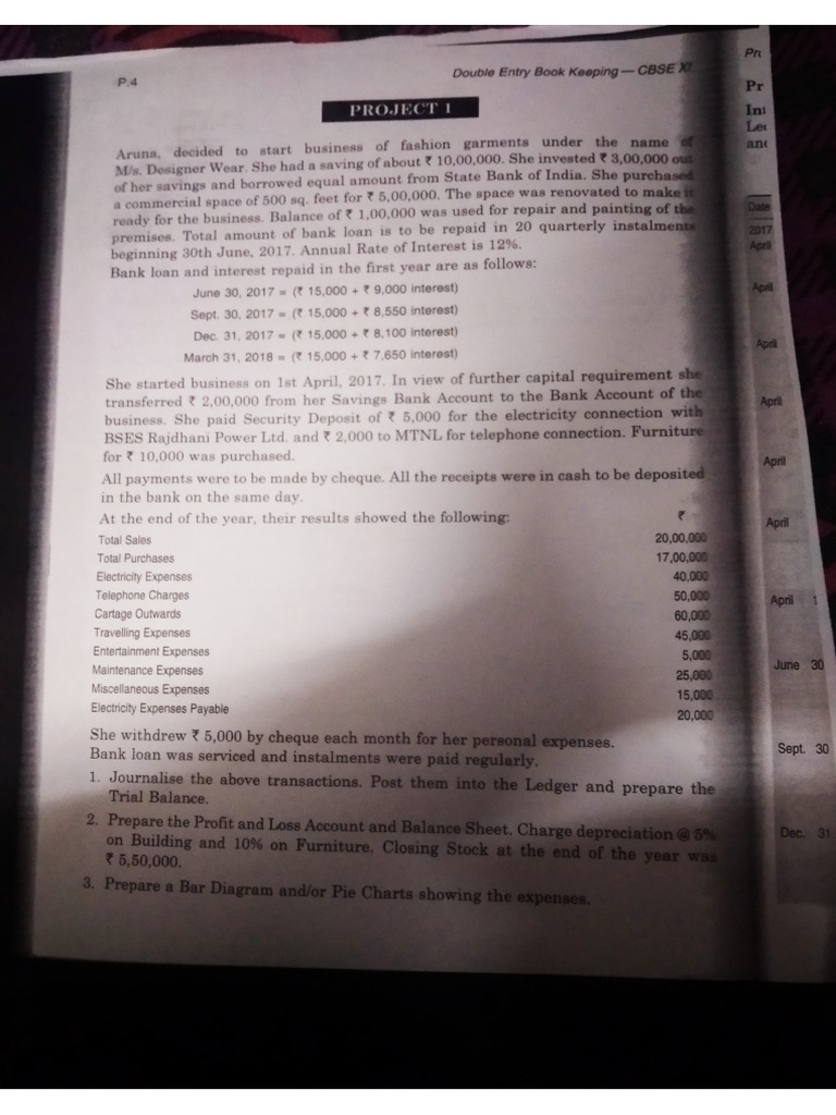 Accounts Project File | PDF