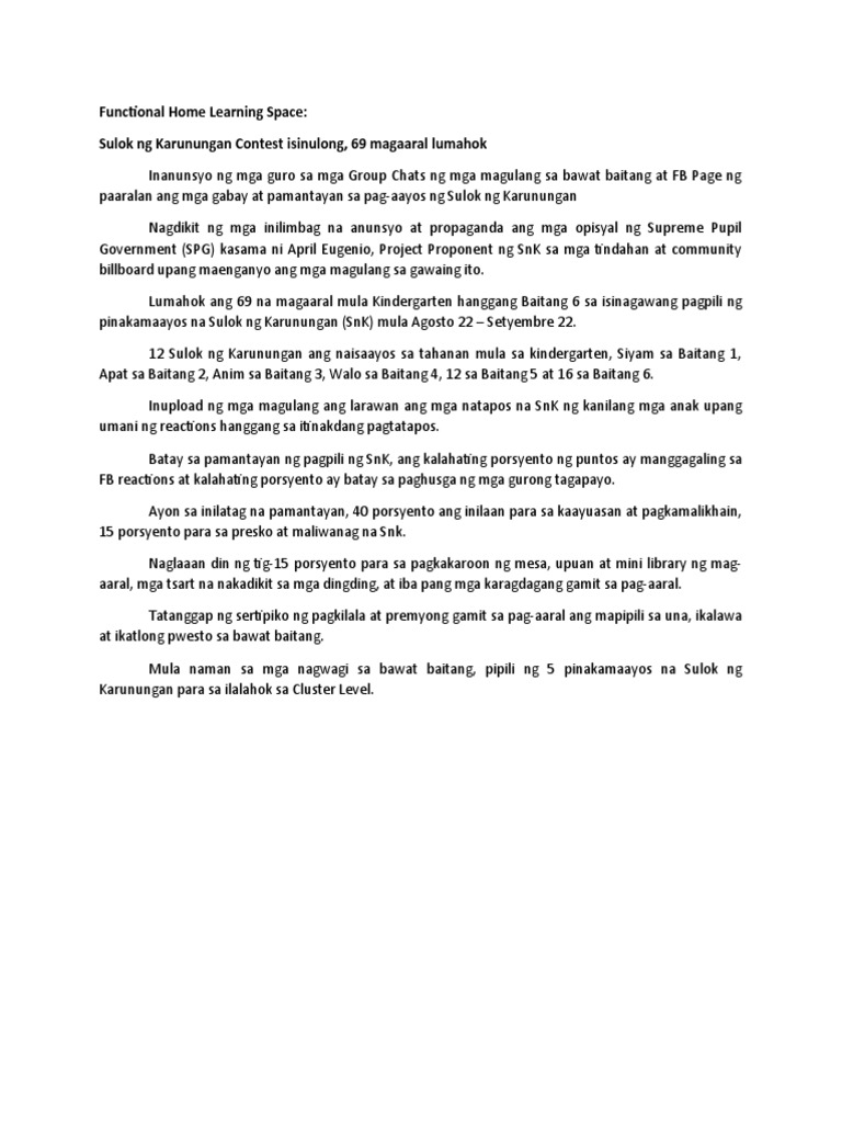 Balita 2022 | PDF