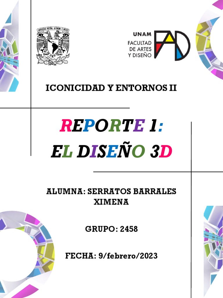 Reporte 1 - El Diseño 3D | PDF | Diseño