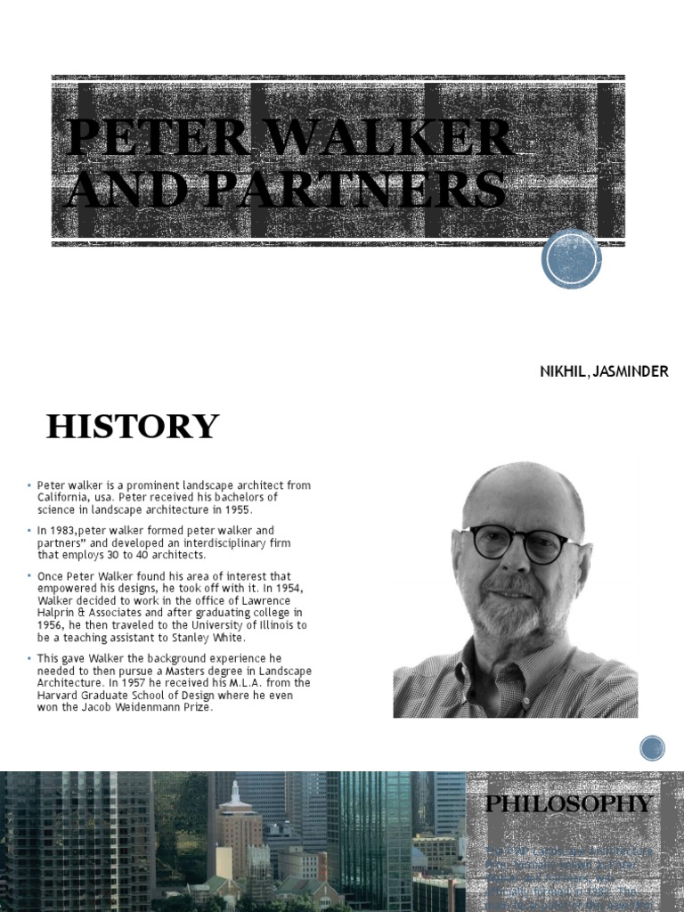 Peter Walker and Partners | PDF