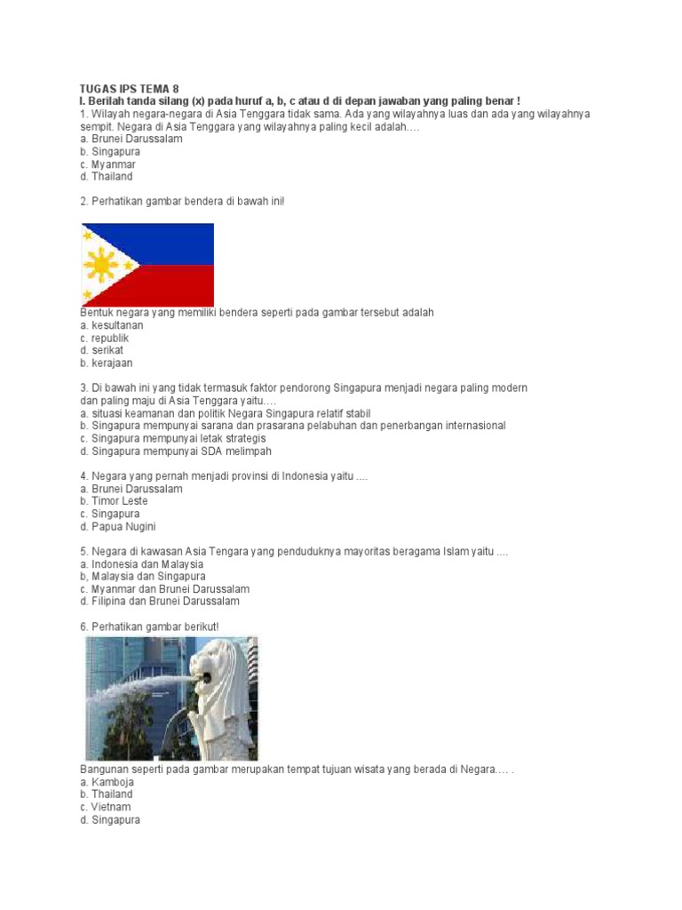 Tugas Ips Tema 8 | PDF