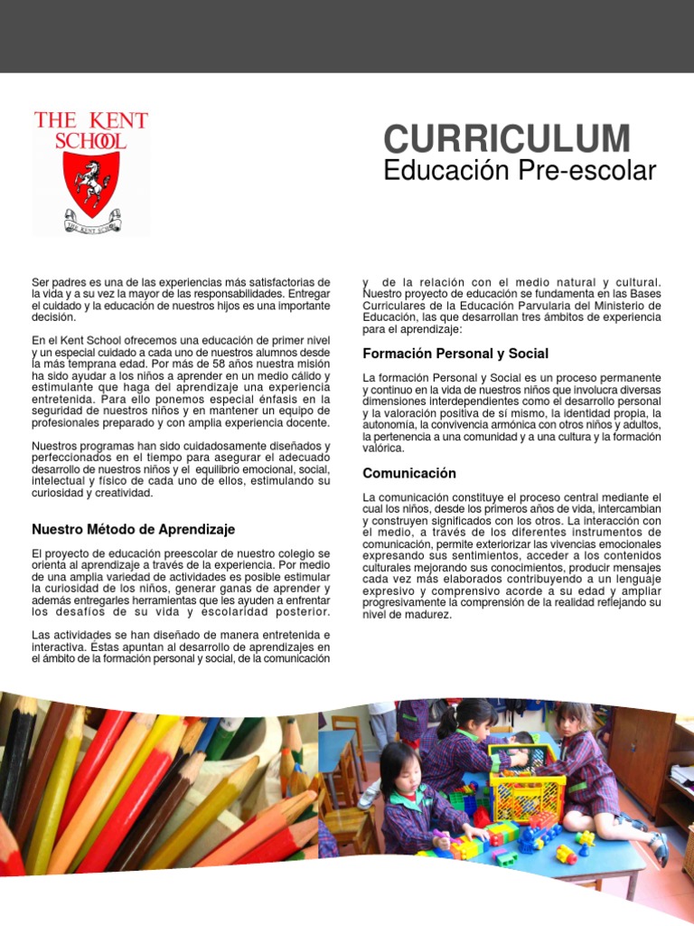 Una descripción detallada del currículum y enfoque educativo de una ...