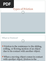 Types of Friction Worksheet | PDF | Friction | Force