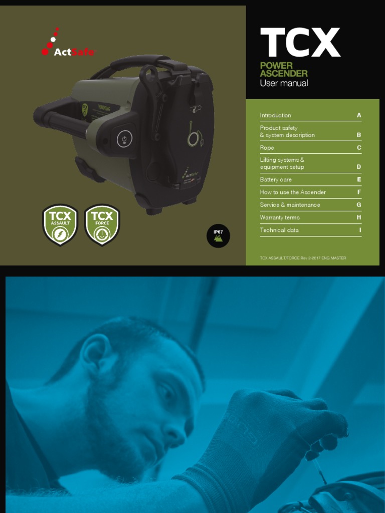 584 Actsafe TCX Assaultforce Manual LR Eng 2 20171017 | PDF | Battery ...