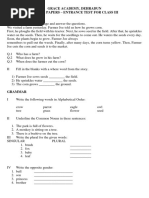 CBSE Class 1 English Worksheets (34) - Naming Words | PDF