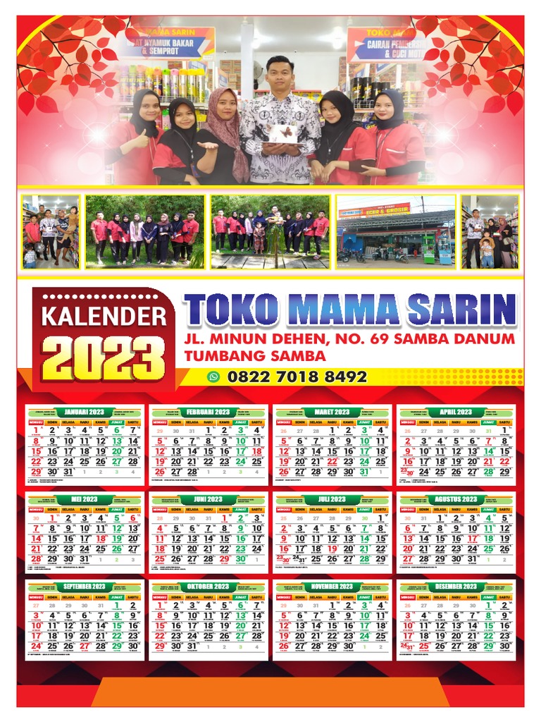 Kalender Toko Mama Sarin | PDF