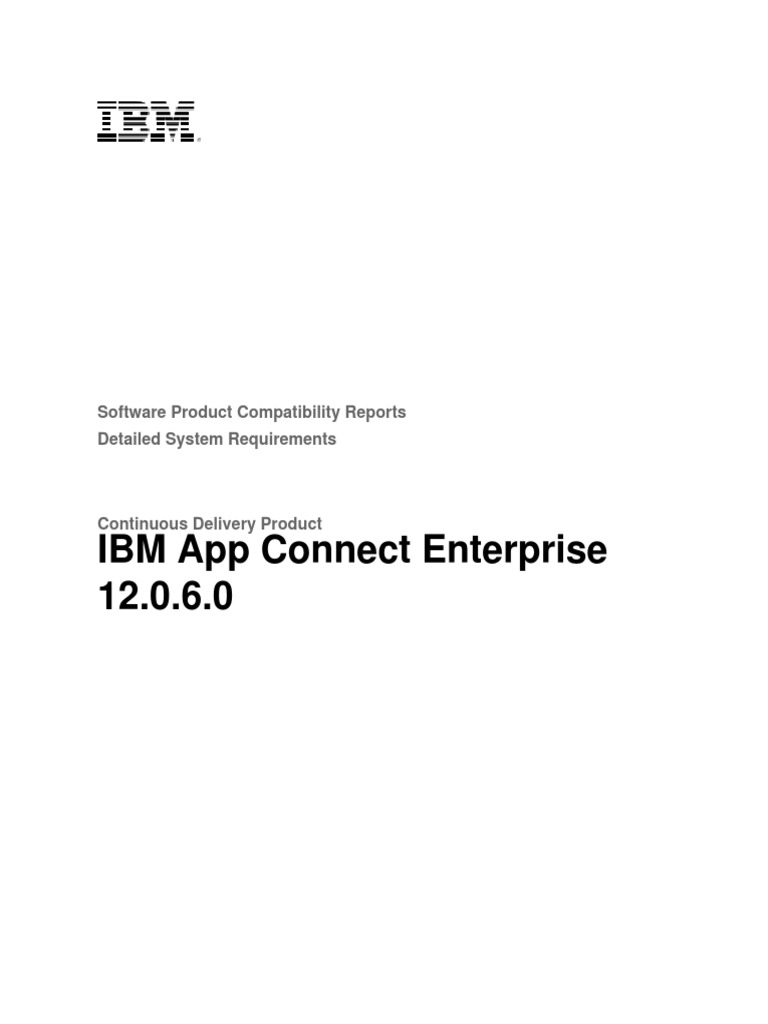 IBM App Connect Enterprise 12.0.6.0 | PDF | Ibm Db2 | Microsoft Windows