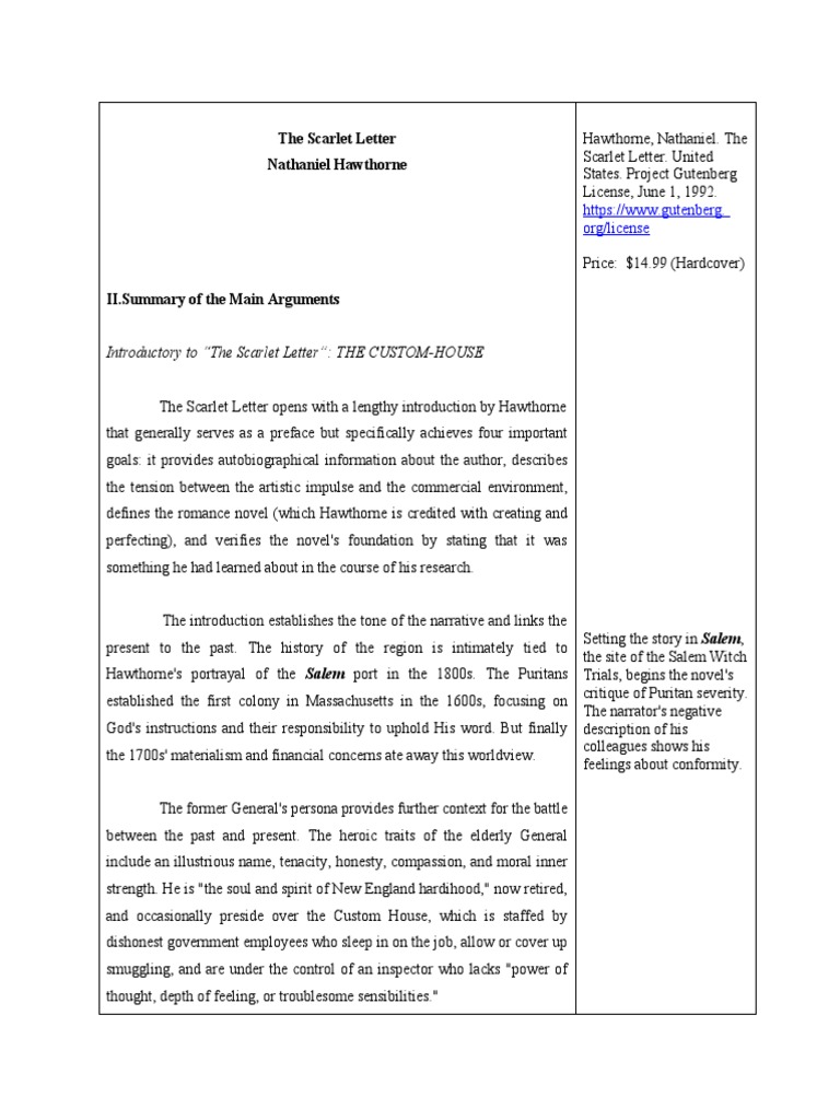 Book Review The Scarlet Letter SUPER FINAL | PDF | The Scarlet Letter ...