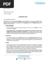 Genpact Offer Letter | PDF