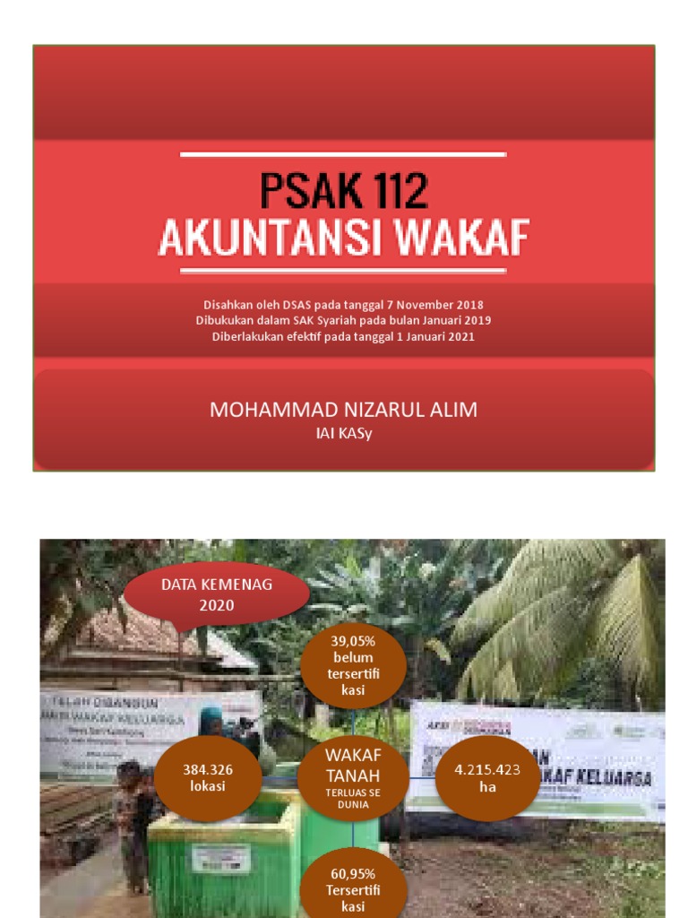 Psak 112 Akuntansi Wakaf | PDF