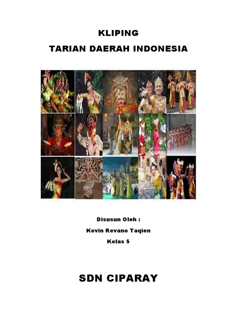 Kliping Tarian Daerah | PDF | Seni