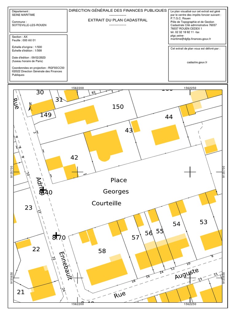 Plan Cadastral Normalise | PDF