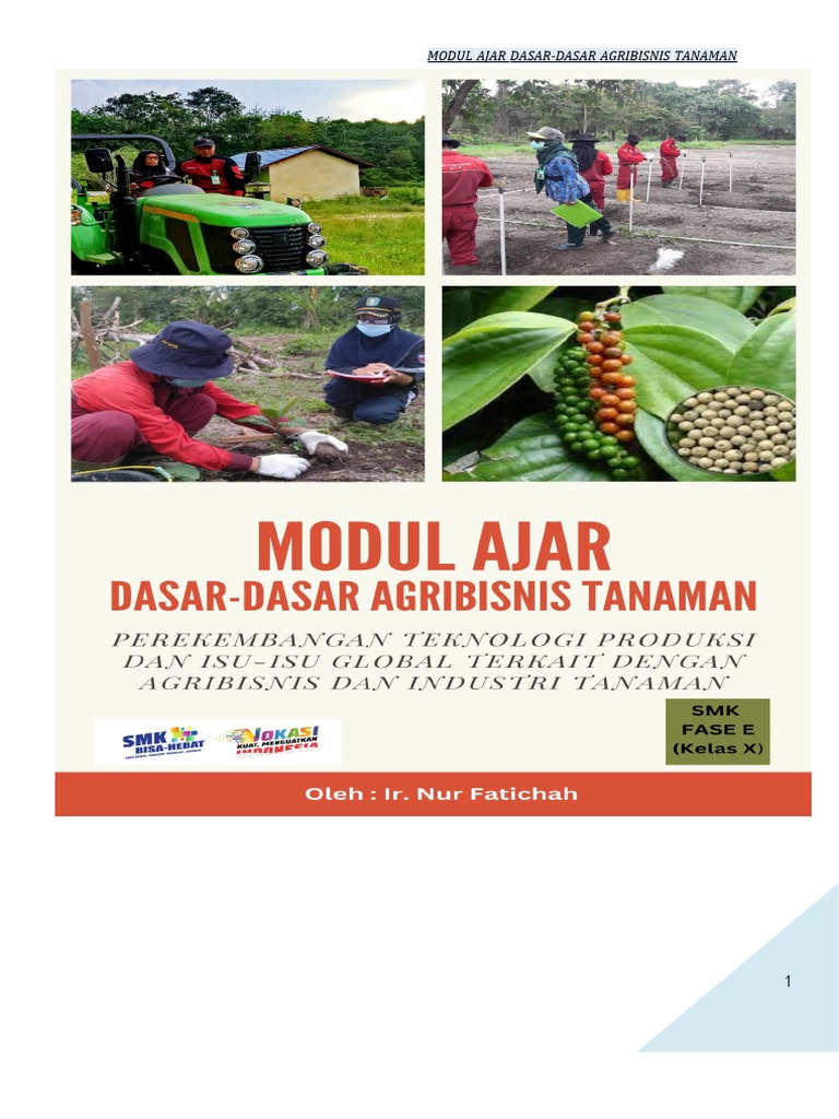 Modul Ajar Agribisnis Tanaman Dasar | PDF