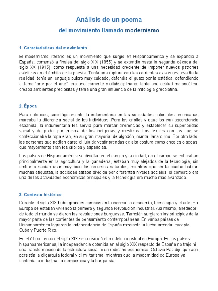 Análisis de Un Poema | PDF | Ropa | Poesía