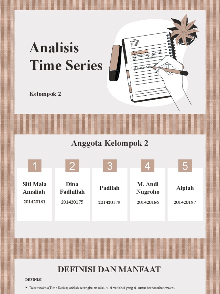 Alk - PBS e - 2 - Analisis Time Series - PPT | PDF | Metode & Bahan Ajar