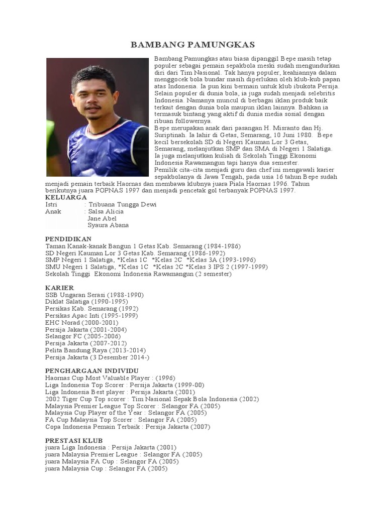 Atlet Sepak Bola | PDF