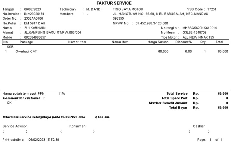 Invoice Report | PDF