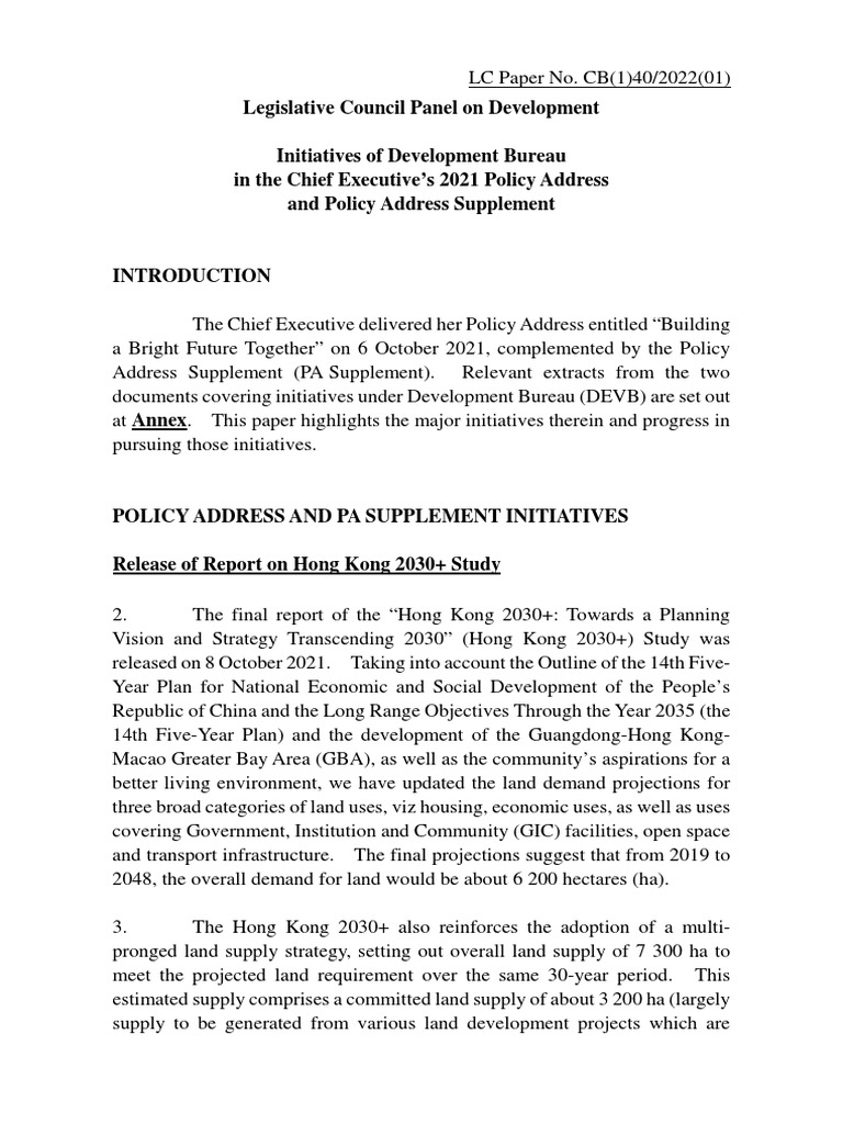 Legco Paper 1 | Download Free PDF | Building Information Modeling ...