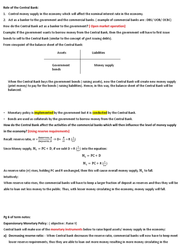 The Role and Monetary Policy Tools of Central Banks in Stabilizing ...