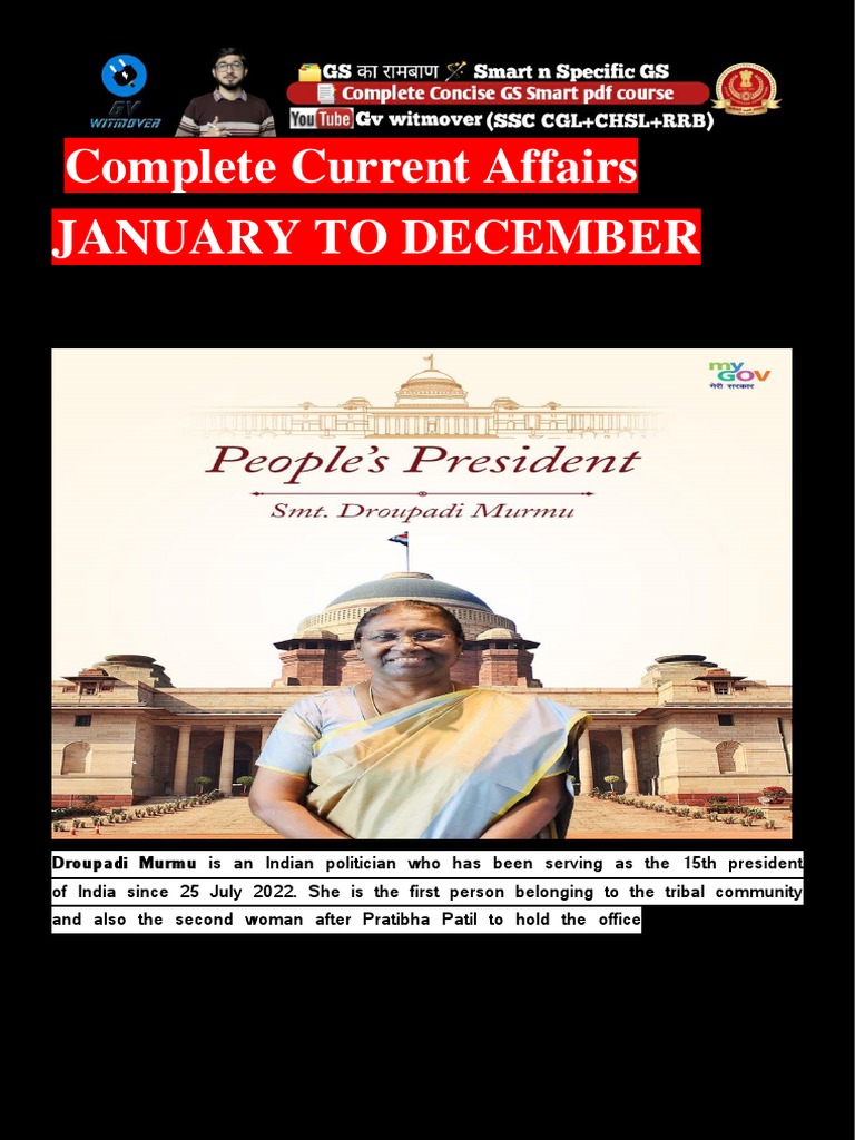 Current Affairs Jan Dec 2022 By Gv Sir Download Free Pdf Banks