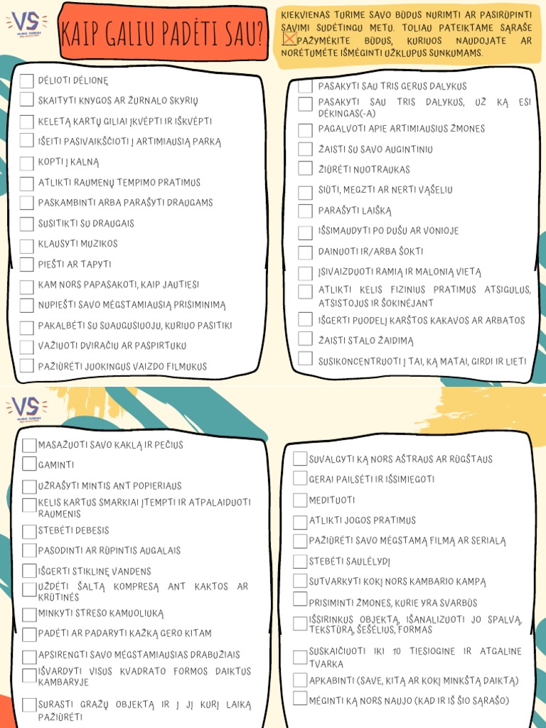 Kaip Galiu Sau Padėti | PDF