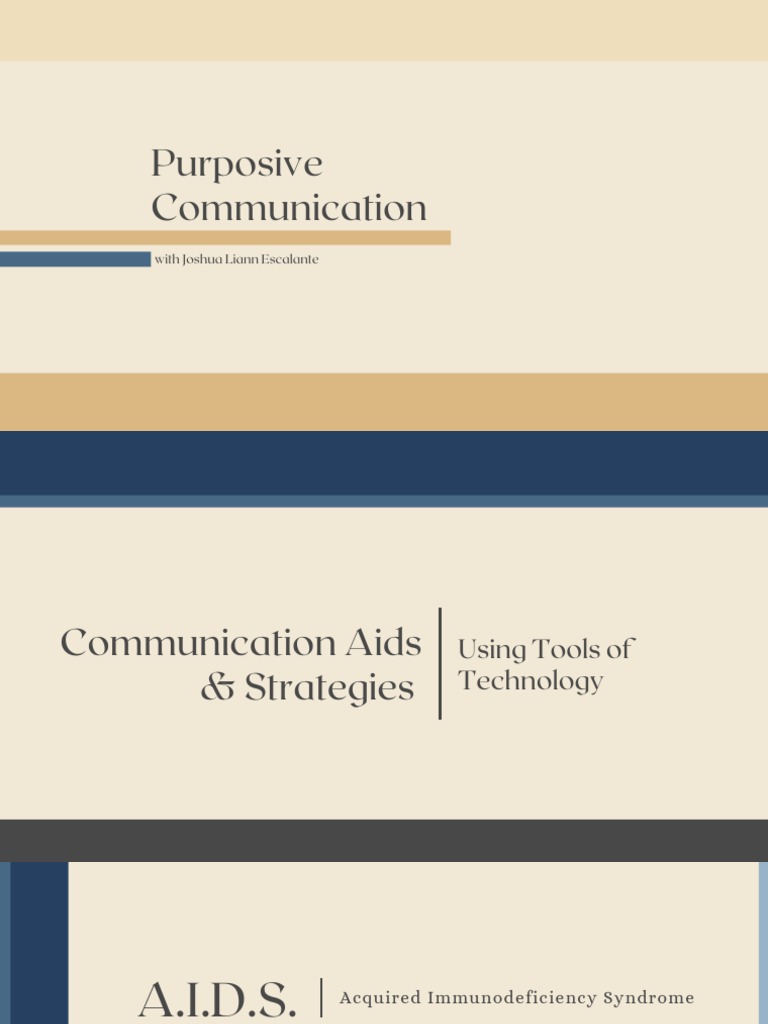 Communication Aids & Strategies Using Tools of Technology | PDF ...