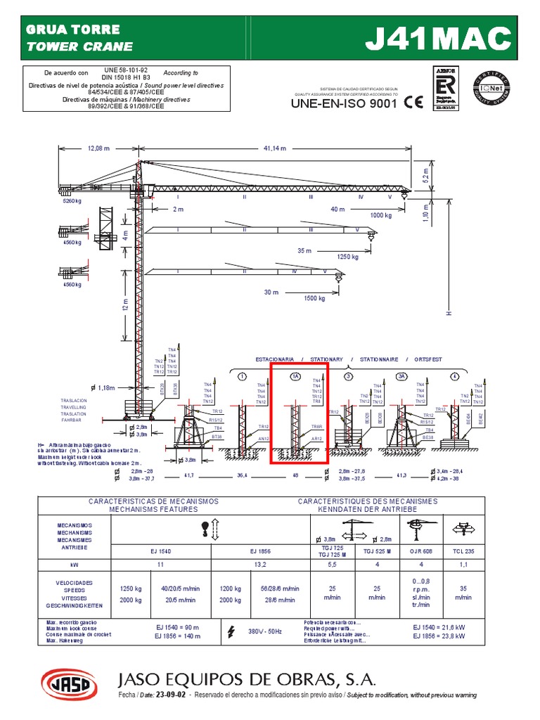 Infracon - J41MAC - FEM 1001 | PDF