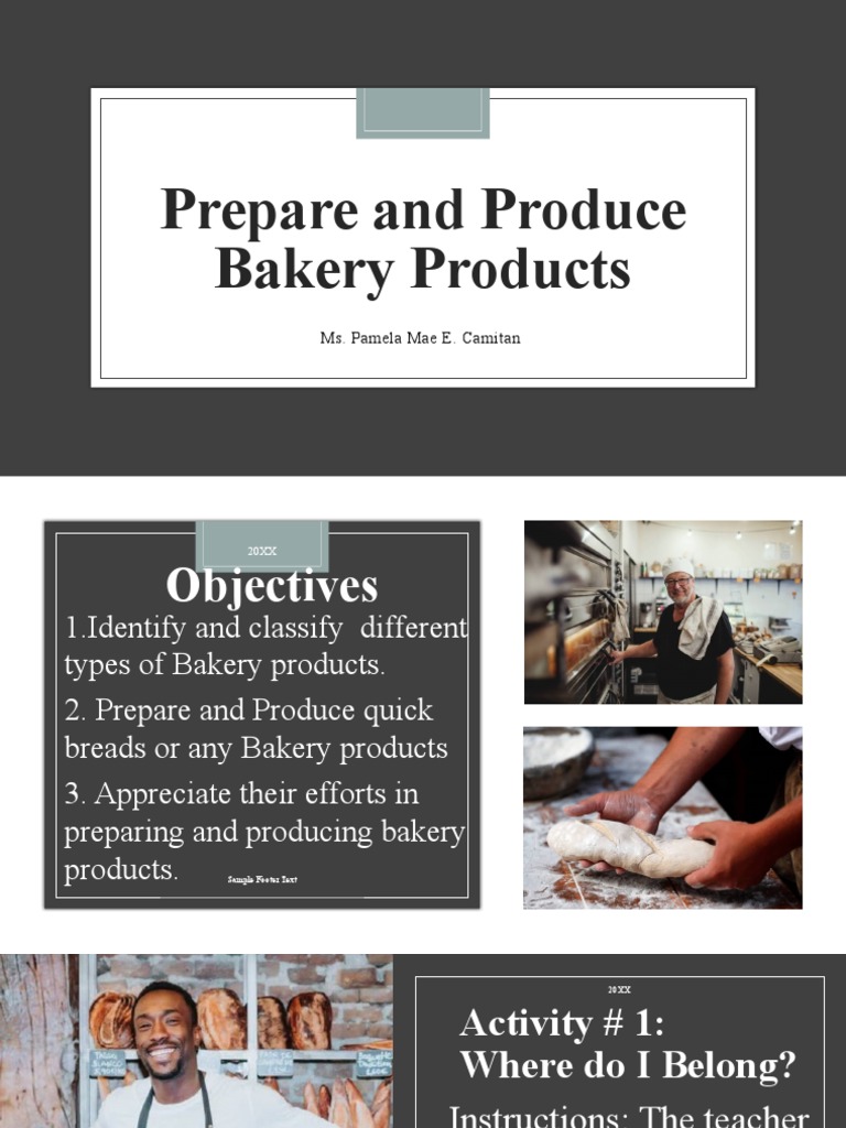 Prepare and Produce Bakery Products 1 | PDF | Breads | Fermentation In Food Processing