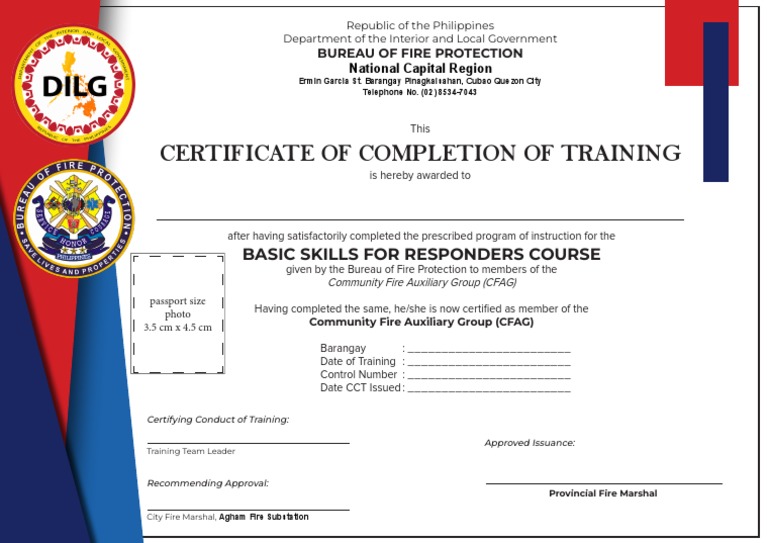 Certificate PFM-Signatory CFAG | PDF