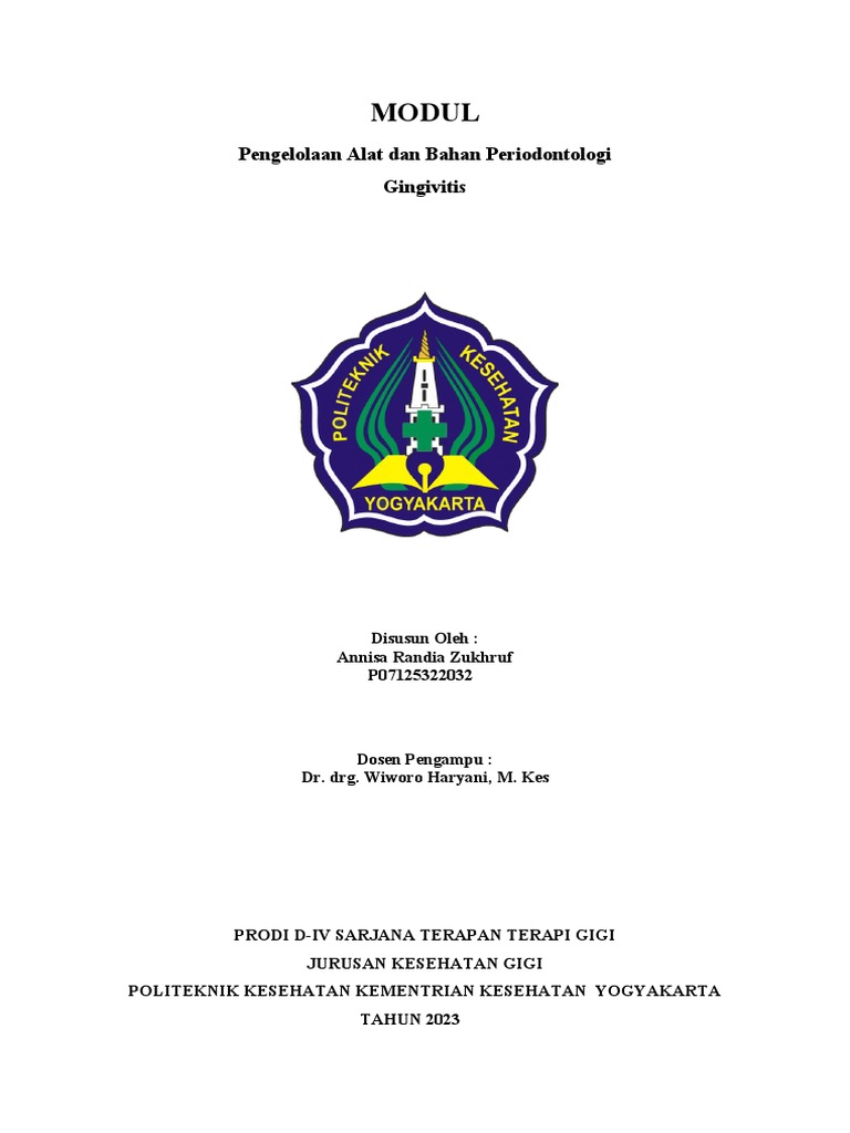 32 - Annisa Randia Zukhruf - Modul PAB Periodontologi - Gingivitis | PDF