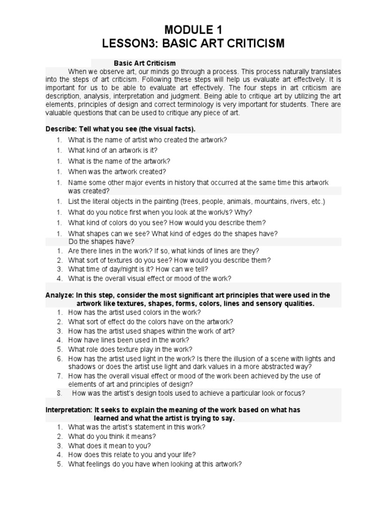 MODULE 1 Lesson 3 | PDF | Cognitive Science | Cognition