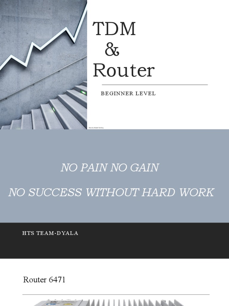 TDM & Router - Beginner Level | PDF | Networking | Multiprotocol Label ...