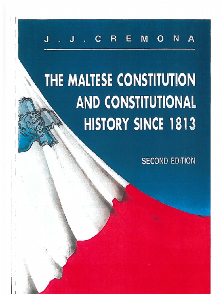 The Maltese Constitution - J.J. Cremona | PDF