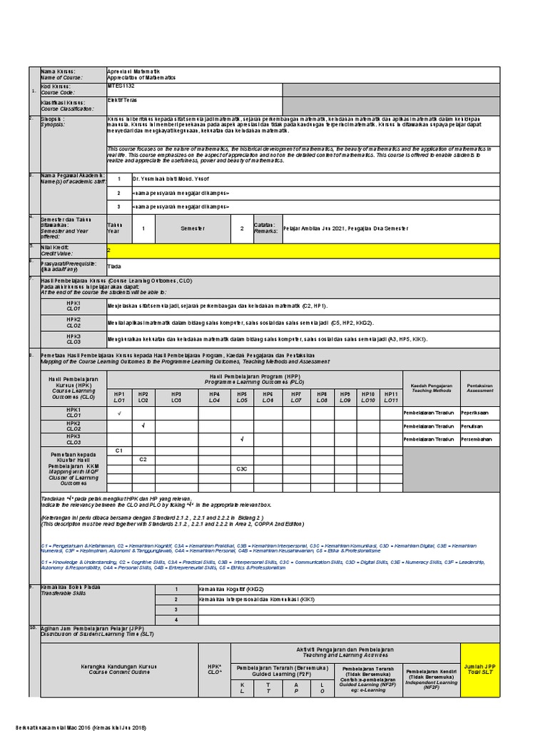 Kaedah Pengajaran Pentaksiran: Teaching Methods Assessment | PDF