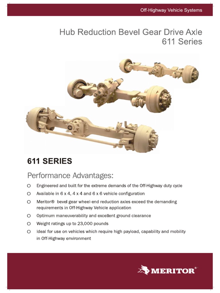 Meritor India - RT-611-Flyer | PDF