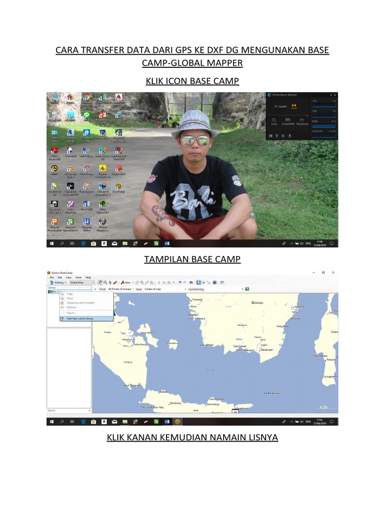 Transfer Data GPS ke DXF dengan Global Mapper | PDF | Komputer