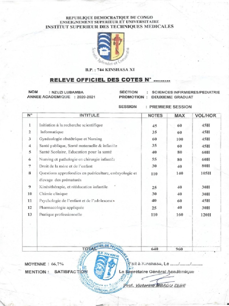 Relevé de Côtes Mélodie | PDF