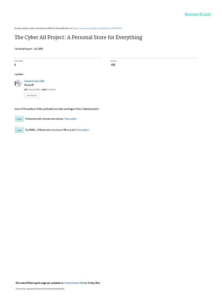 Bell The Cyber All Project TR000710 | Download Free PDF | Image Scanner ...